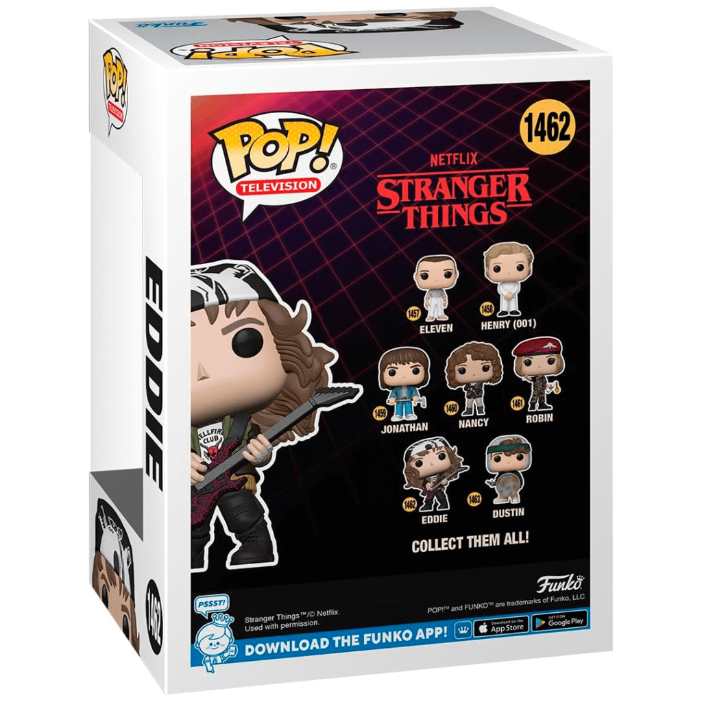 Funko Pop Eddie Stranger Things 1462