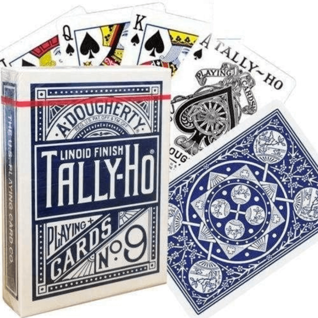 Baralho Tally-Ho Fan Back | Azul