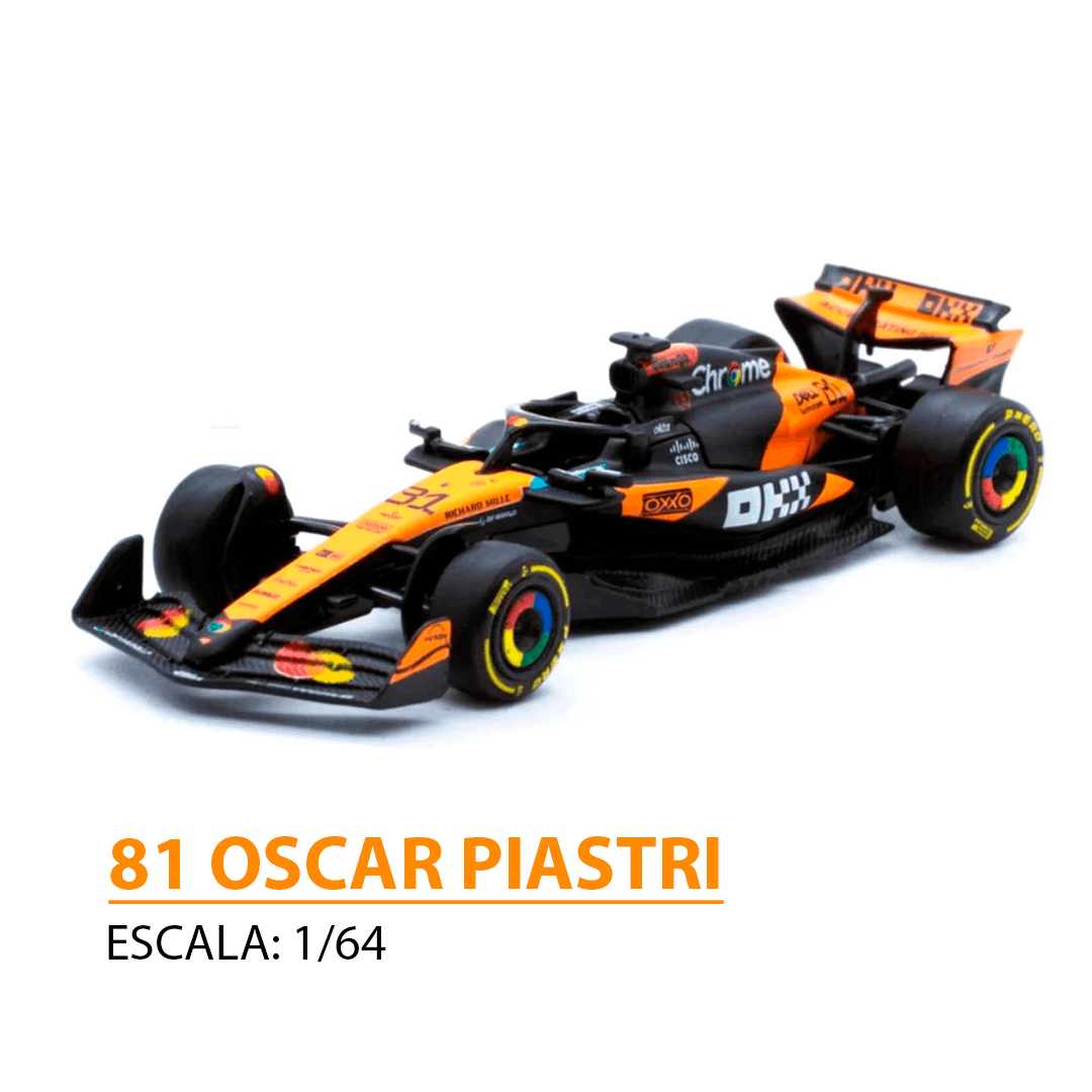 Miniatura F1 McLaren MCL39 Oscar Piastri 2025 1:64 - Bburago