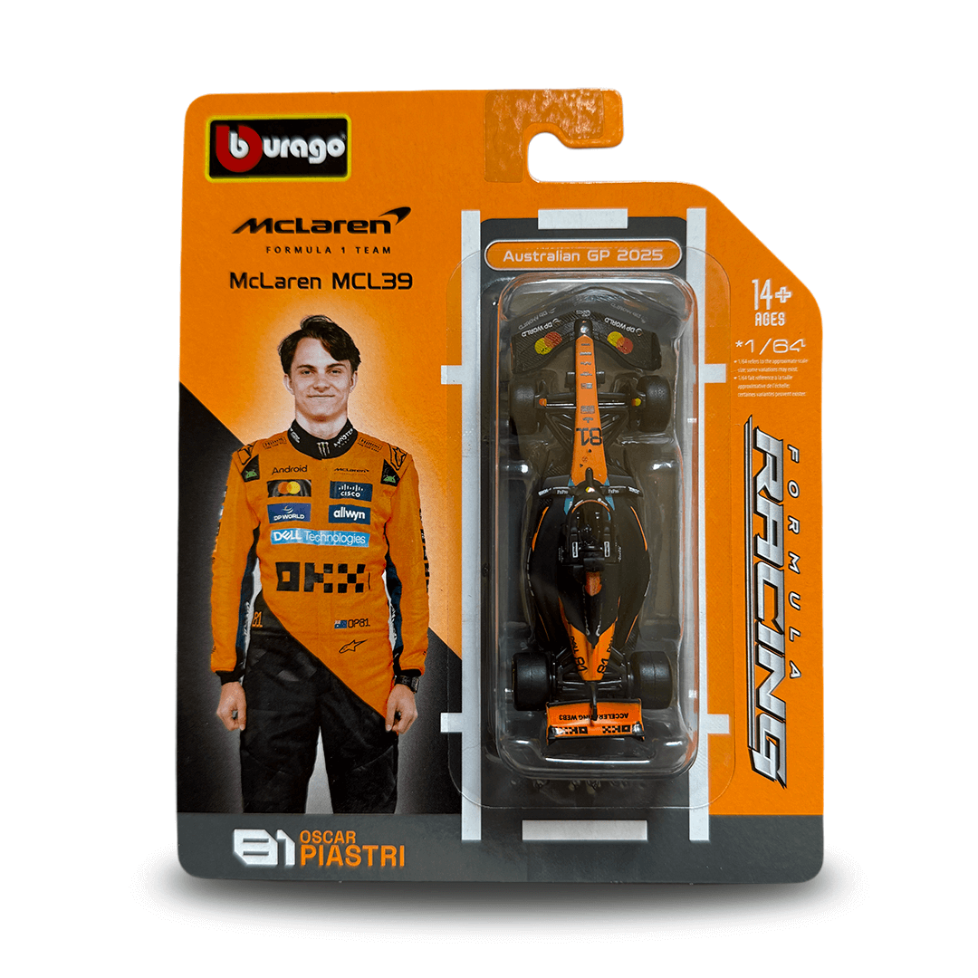 Miniatura F1 McLaren MCL39 Oscar Piastri 2025 1:64 - Bburago